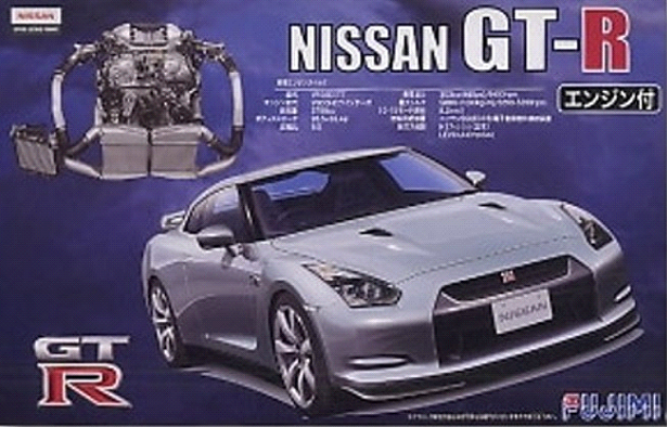 FUJIMI 037943 NISSAN GT-R R35+ENGINE VR38DETT – Model Zone