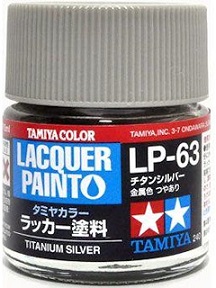LACQUER PAINT – TITANIUM SILVER LP63 10ml – Model Zone