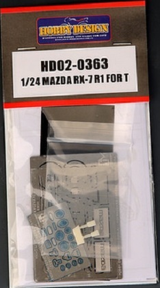 HOBBY DESIGN – MAZDA RX7 R1 DETAIL UP SET FOR TAMIYA 1/24 HD02-0363 – Model Zone
